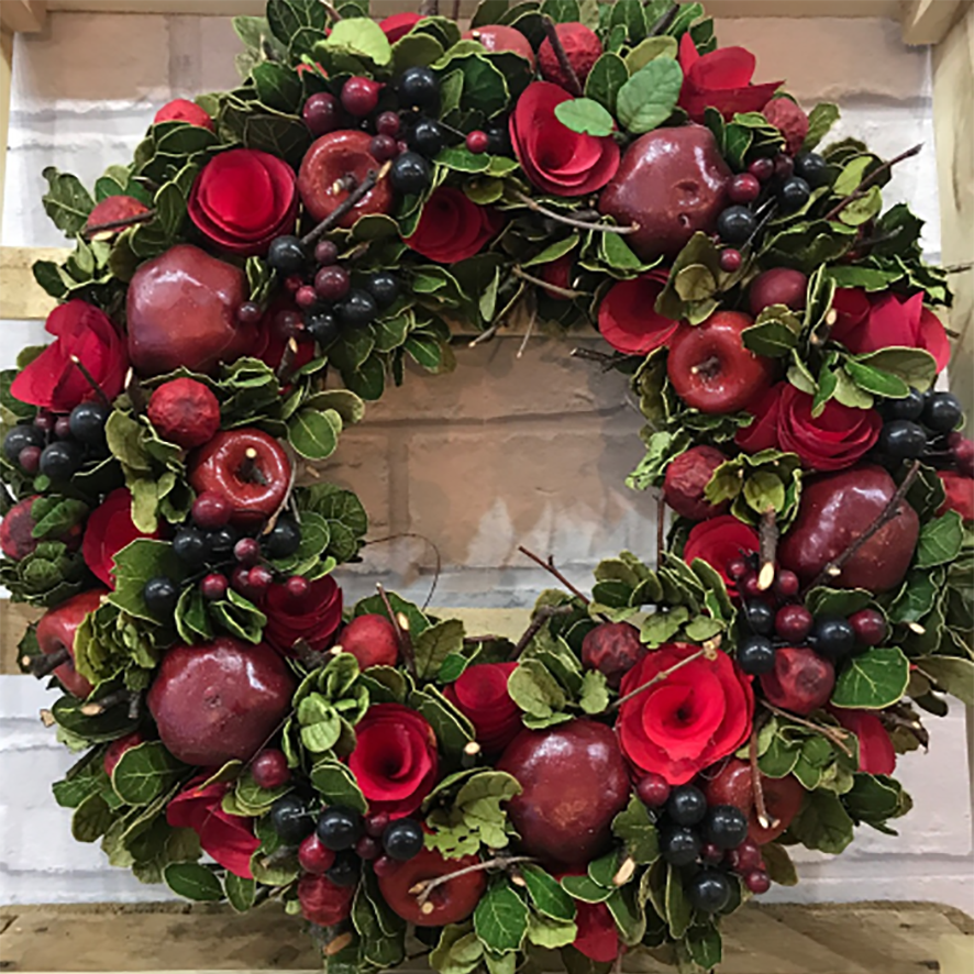 Wreath 10inch - Fresh Fir Decorated Christmas – Highgate Greens and Blooms