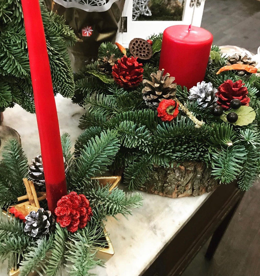 Decoration - Festive Candle Christmas Display – Highgate Greens and Blooms